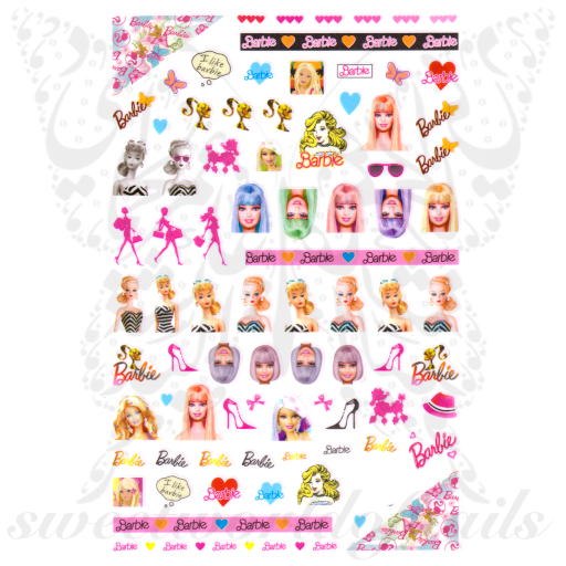 Elemental Movie nail art Water decals