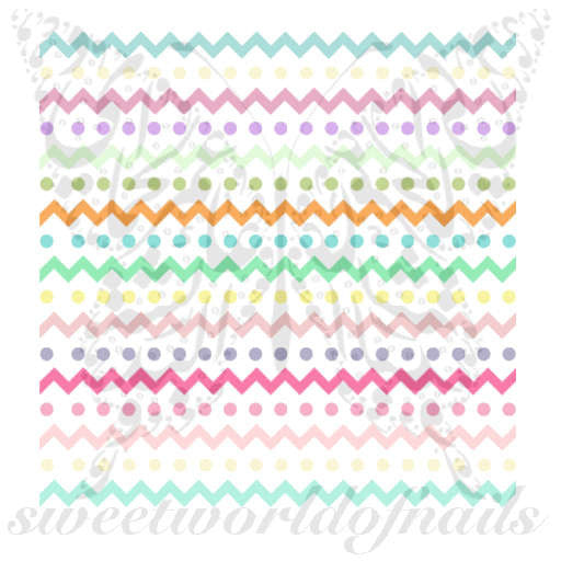 Easter Chevron Background