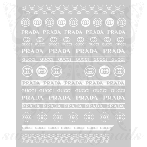 P Metallic Nail Stickers